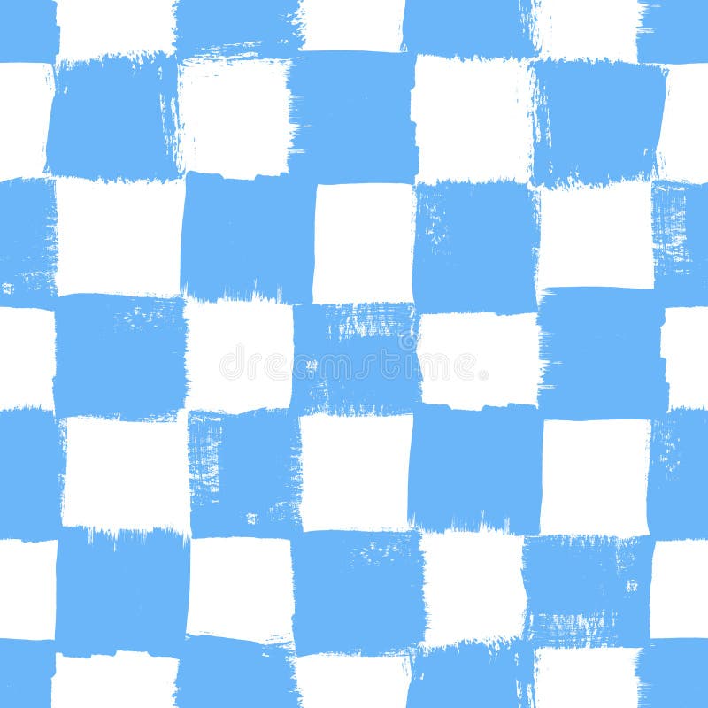 Vector Checkerboard Pattern. Blue White Background Stock Illustration ...