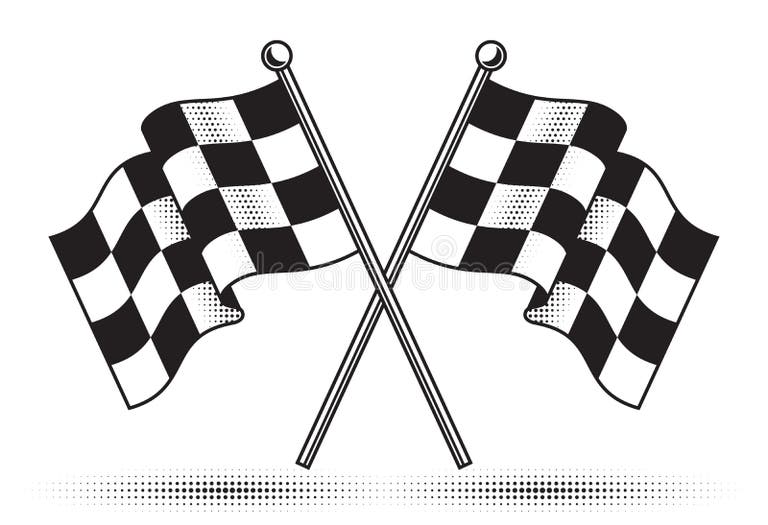 Vector Checkered Flags - Reached the Goal. Gradient Free Stock Vector ...