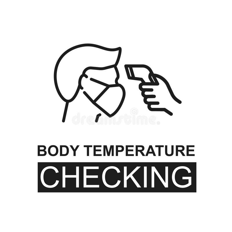 Checking Body Temperature Stock Illustrations – 899 Checking Body ...