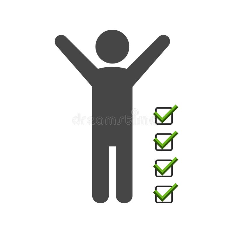 Vector checklist pictogram vector illustratie. Illustration of nota ...