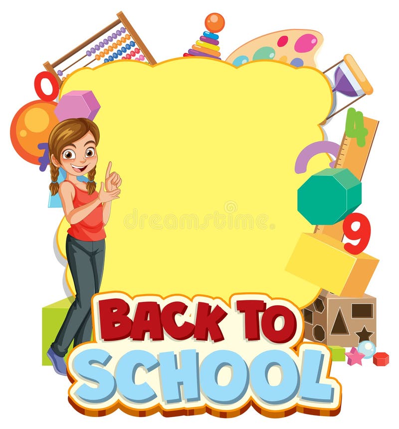 Vector with a Cheerful Student Stock Vector - Illustration of growth ...