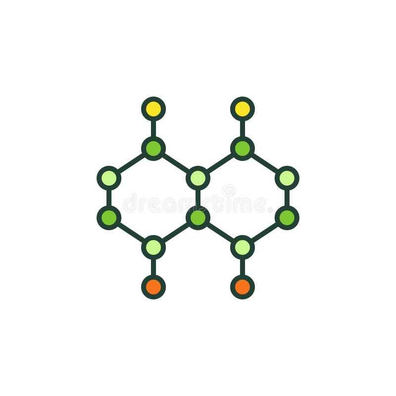 Vector Chemical Compound Colored Icon - Scientific Research Sign Stock ...