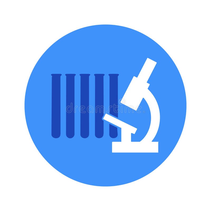 Vector Chemical Lab Test Tube and Microscope Icon Stock Vector ... Vector Chemical Lab Test Tube and Microscope Icon Stock Vector ...
