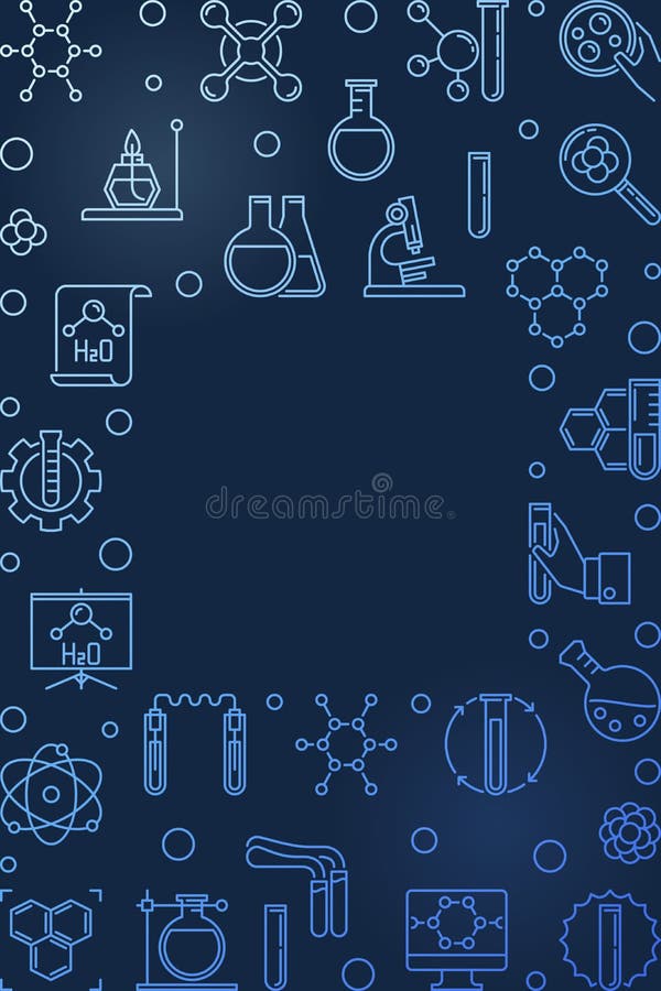Chemistry Concept Modern Vector Horizontal Banner Stock Vector ...