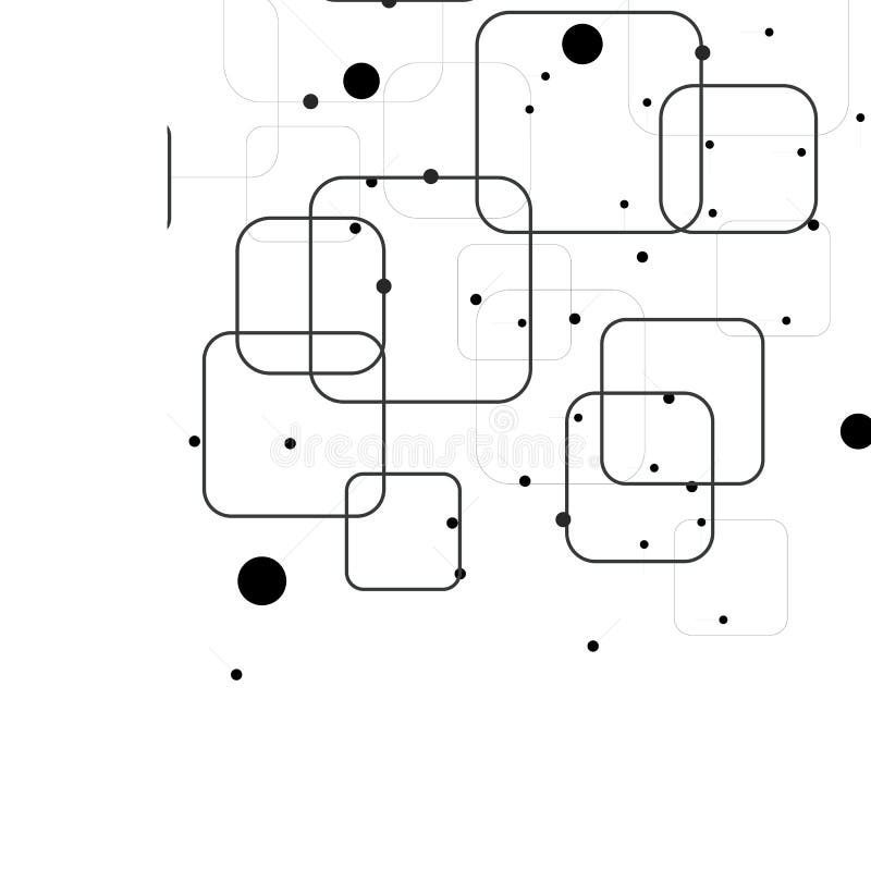 Vector Chemistry Web Connect. Network Lines Graphic Element Design ...