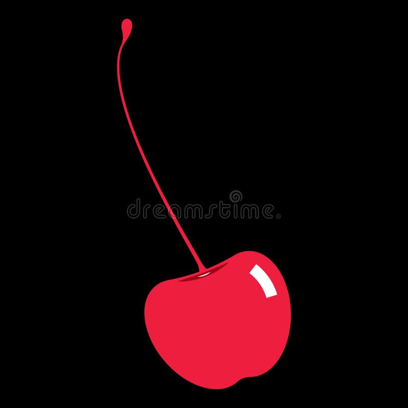 Vector of a Cherry. Icon Juicy Cherry. Logo for Juice from Cherry Stock ...