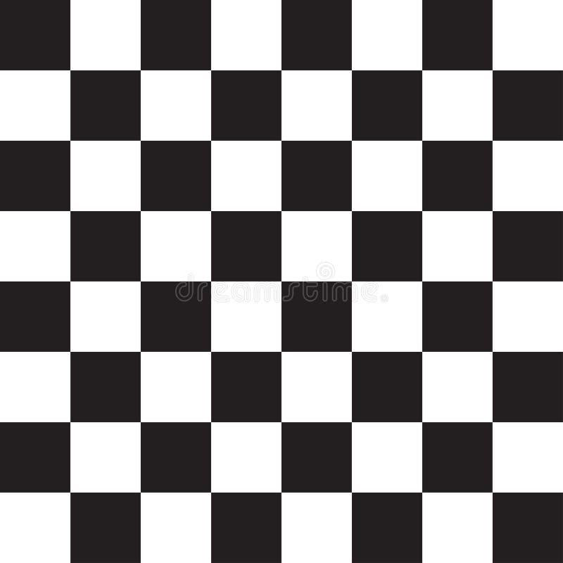 Vector Chess Field in Black and White Colors. Seamless Texture Stock ...