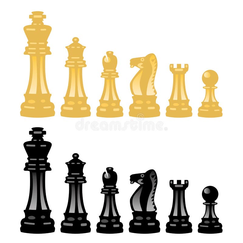 Vector Chess Pawn with Crown and Defeated King Stock Vector ...