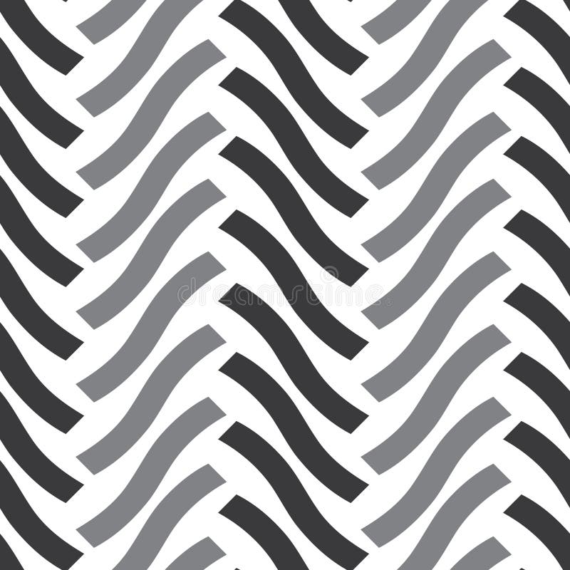 Vector Chevron Pattern, Black and White Geometric Abstract Background ...