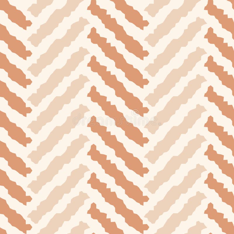 Vector Chevron Pattern, Brown Geometric Abstract Background, Textured Stock Vector ...