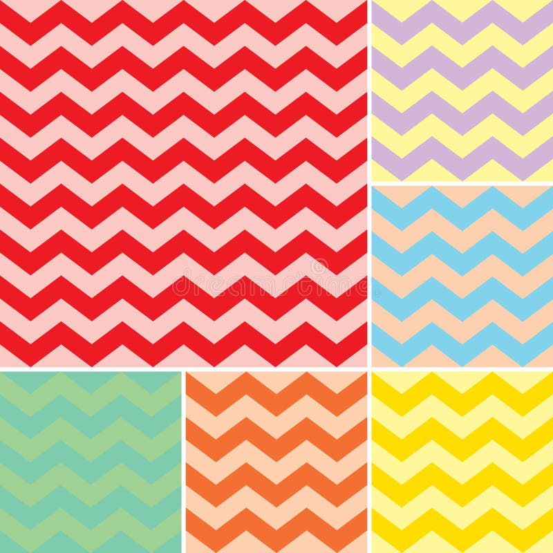 Vector Chevron Patterns Set Stock Vector - Illustration of style ...