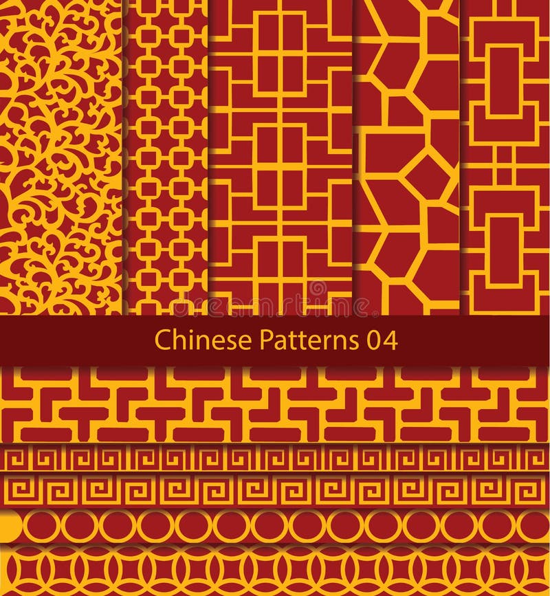 Chinese Traditional Patterns Stock Vector - Illustration of phoenix ...