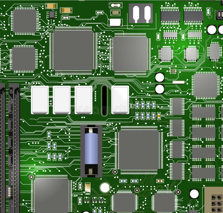 Vector chipset stock vector. Illustration of clipart - 31734239
