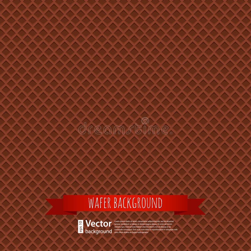 Vector Chocolate Waffles Background Stock Vector - Illustration of ...
