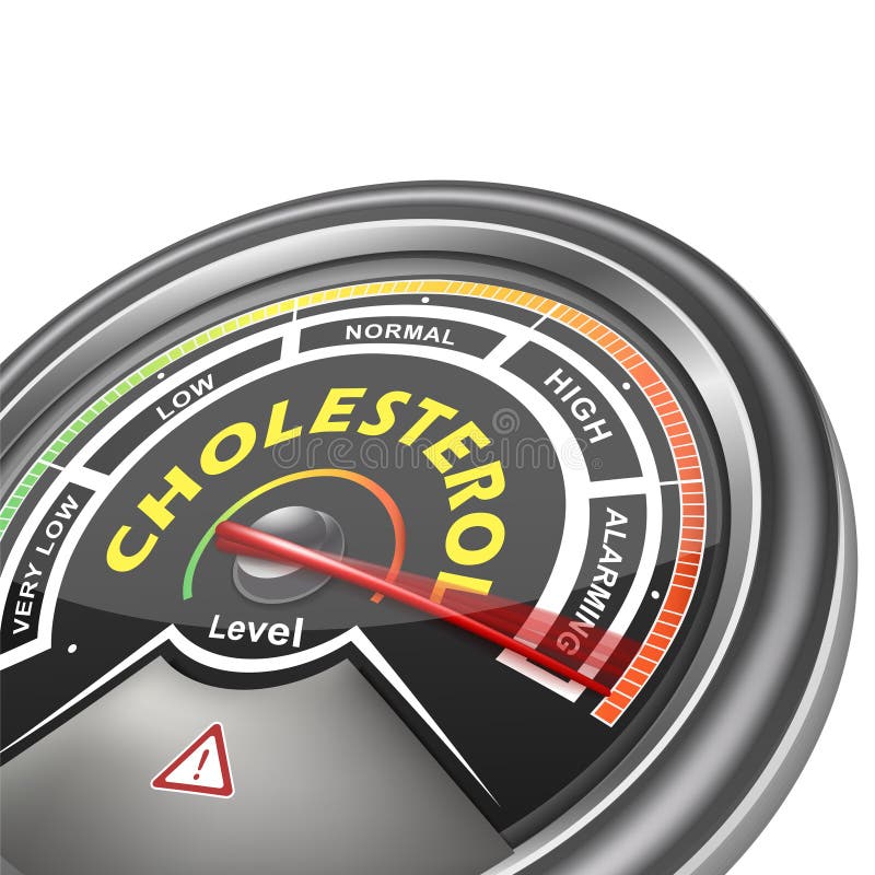 Cholesterol Conceptual Meter Indicator Stock Illustrations – 4 ...