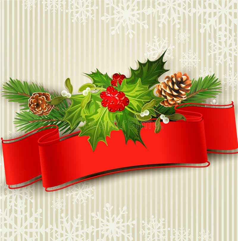 Vector Christmas Background Stock Vector - Illustration of silhouette ...