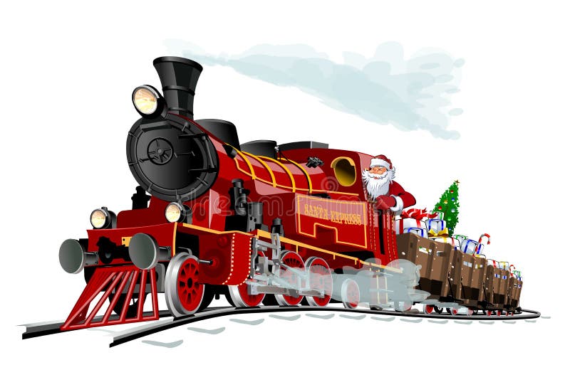 Santa Express Train Stock Illustrations – 216 Santa Express Train Stock ...