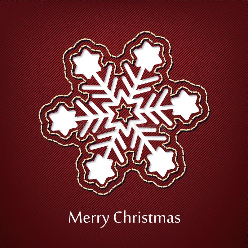 Vector Christmas Postcard Design with Denim Jeans Background Stock ...