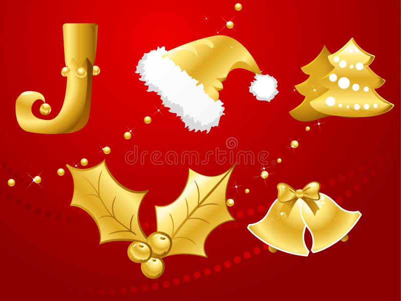 Vector christmas theme stock illustration. Illustration of ring - 11914546