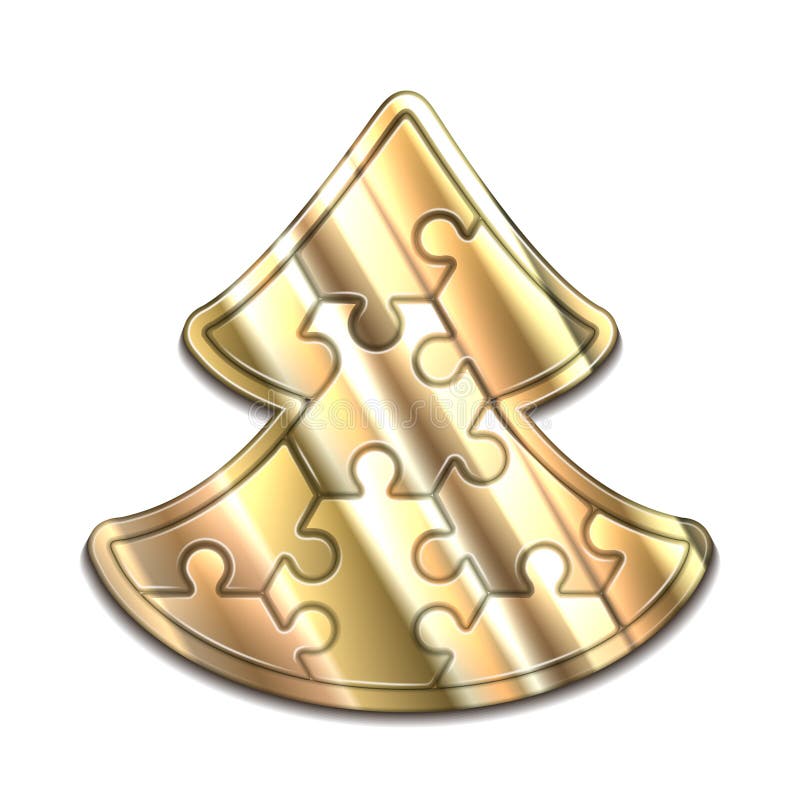Vector Christmas Tree Maded Puzzles Stock Illustrations – 5 Vector ...