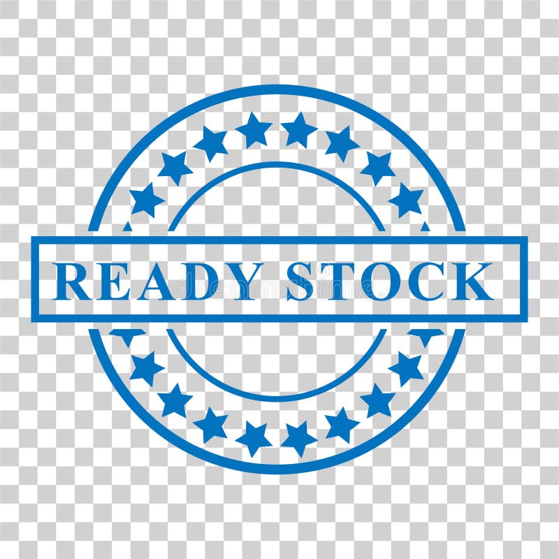 Ready Stock Label Or Sticker Stock Vector - Illustration of promotion ...