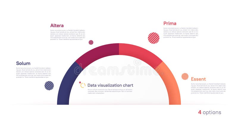 Vector Circle Chart Design, Modern Template for Creating Infographics ...