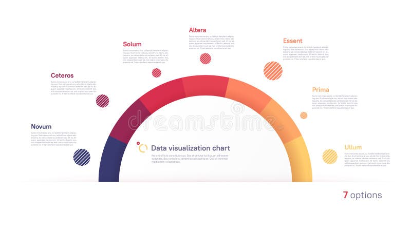 Vector Circle Chart Design, Modern Template for Creating Infographics ...