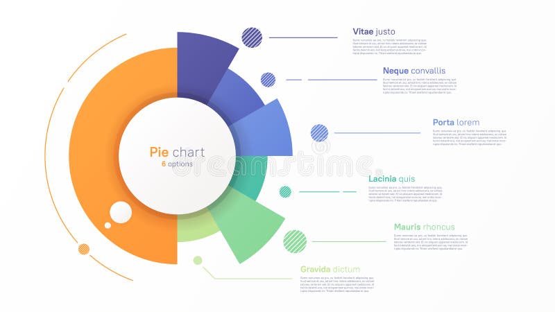 Vector Circle Chart Design, Modern Template for Creating Infographics ...