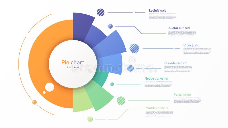 Vector Circle Chart Design, Modern Template for Creating Infographics ...