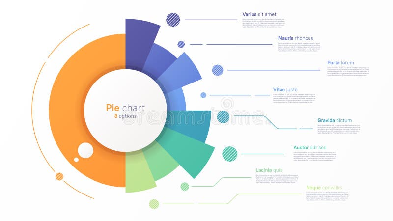 Vector Circle Chart Design, Modern Template for Creating Infographics ...