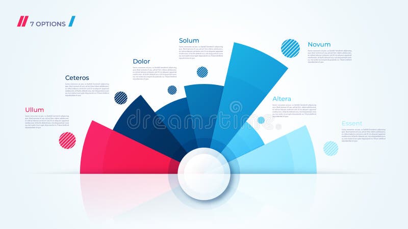 Vector Circle Chart Design, Template for Creating Infographics Stock ...