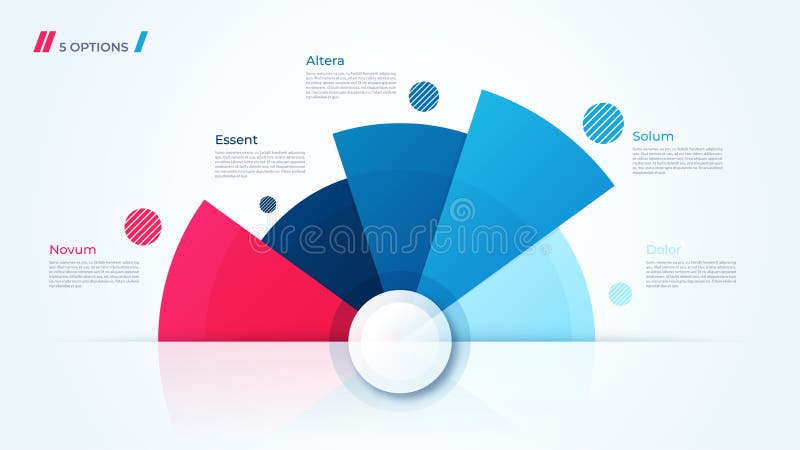 Vector Circle Chart Design, Template for Creating Infographics Stock ...