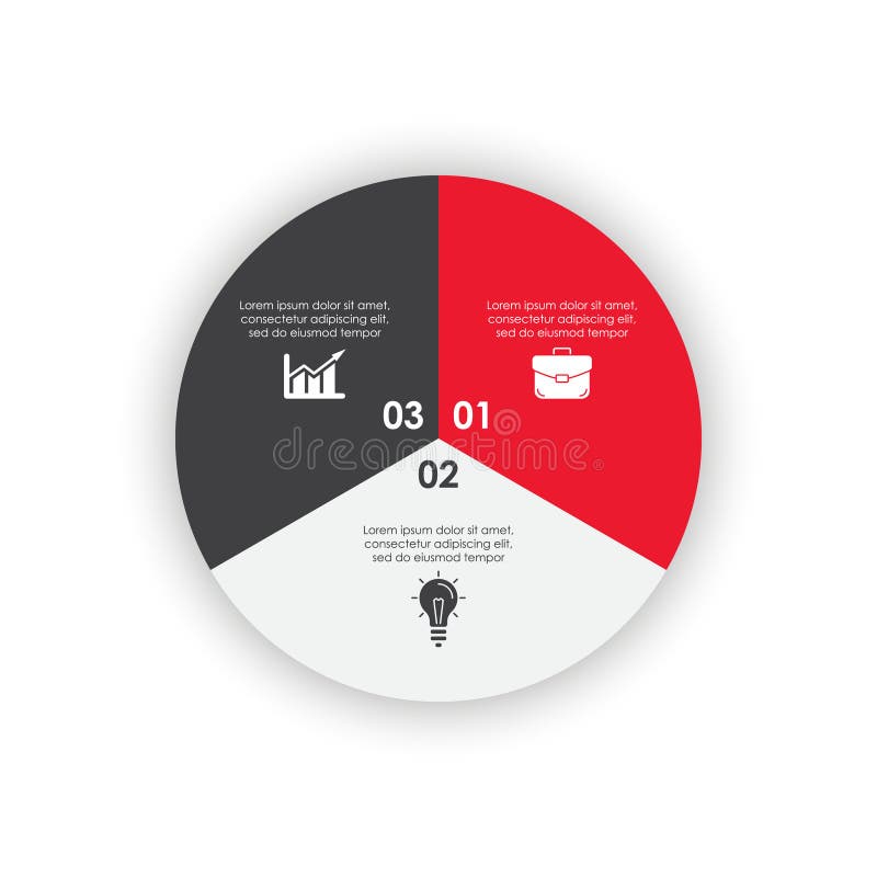 Vector Circle Chart Infographic Template for Cycle Diagram, Graph, Web ...