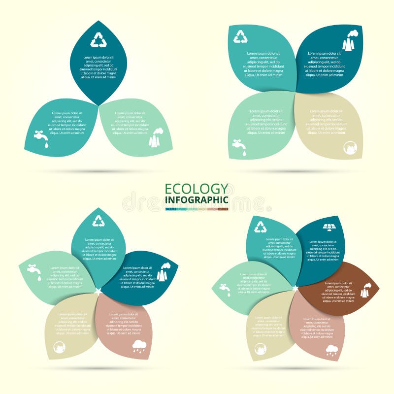 Vector Circle Eco Infographic. Stock Vector - Illustration of strategy ...
