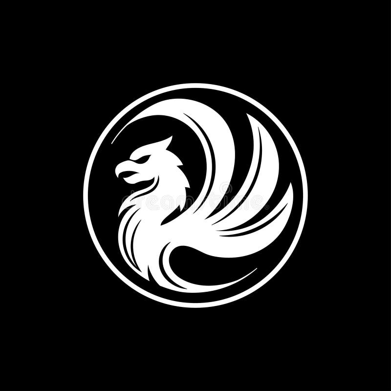 Vector of Circle Griffin Symbol. Luxurious Icon Stock Illustration ...