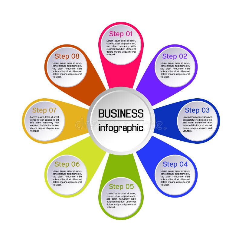 Vector Circle Infographic. Business Diagrams, Presentations and Charts ...