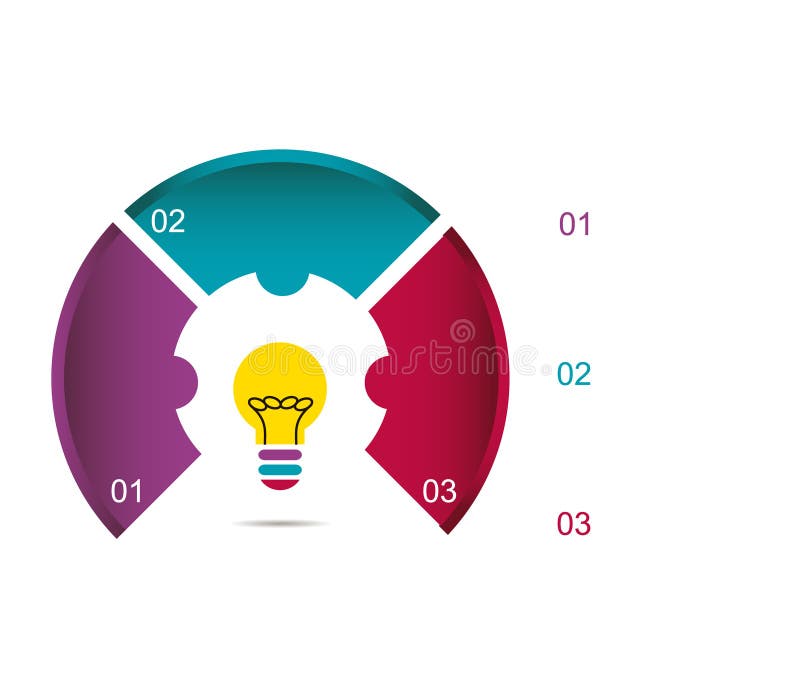 Three Options Puzzle Diagram Stock Illustrations – 102 Three Options ...