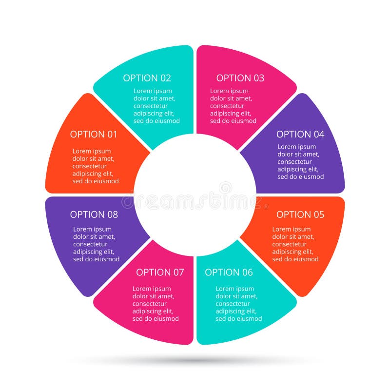 Vector Circle Infographic. Template for Cycle Diagram, Graph ...