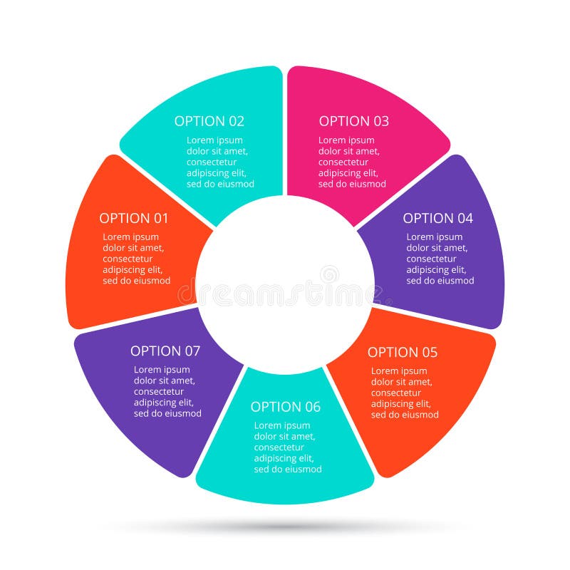 Vector Circle Infographic. Template for Cycle Diagram, Graph ...