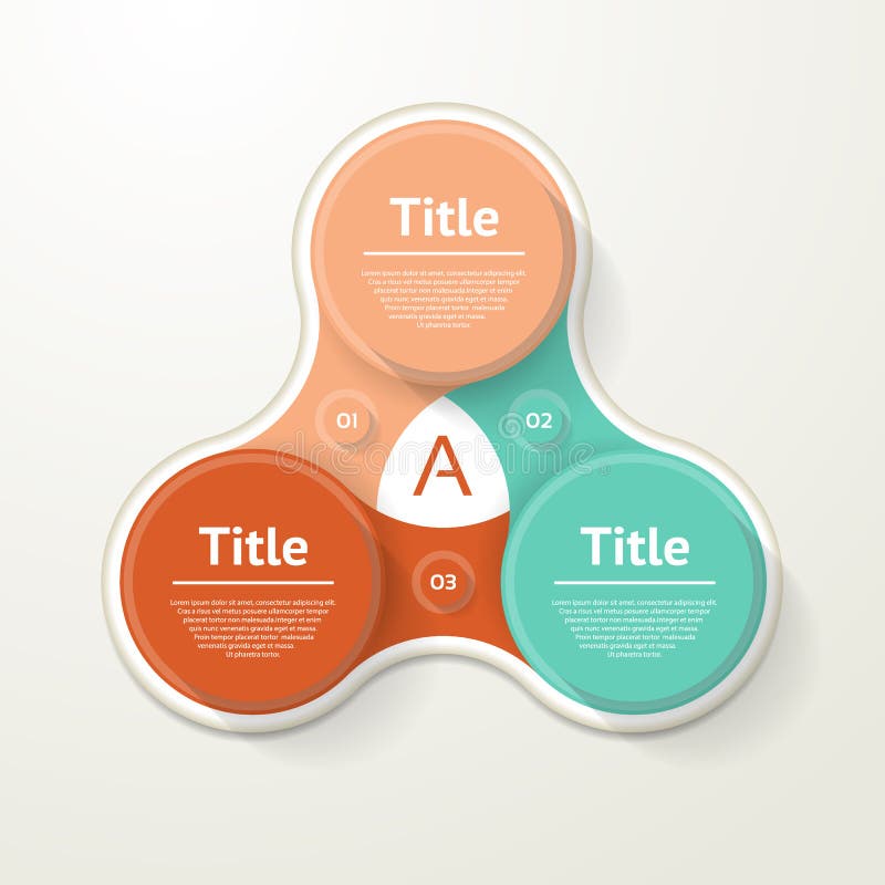 Three Parts Presentation Template Stock Illustrations – 1,878 Three ...