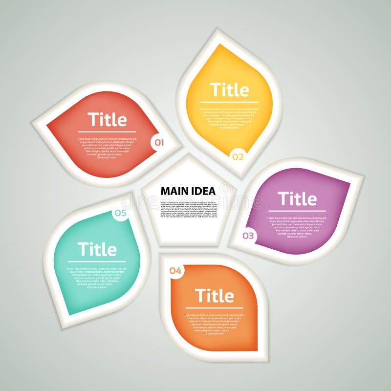 Five Parts Circle Stock Illustrations – 1,171 Five Parts Circle Stock ...