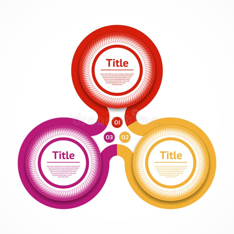 Three Parts Presentation Template Stock Illustrations – 1,878 Three ...