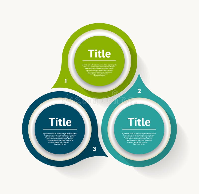 Three Parts Presentation Template Stock Illustrations – 2,200 Three ...