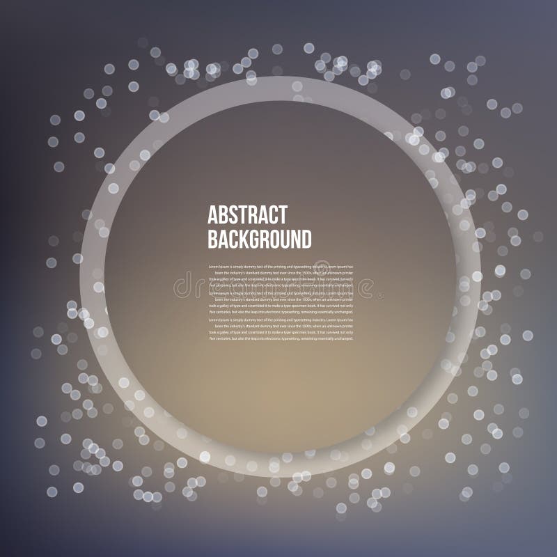 Vector Circle Object. Design Trend and Transparent Stock Vector ...