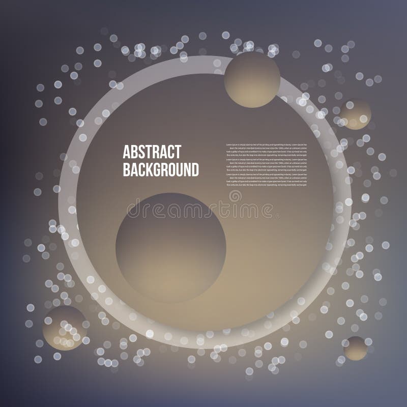 Vector Circle Object. Design Trend and Transparent Stock Vector ...