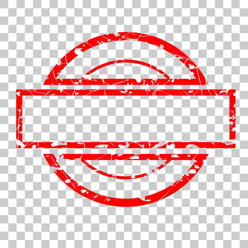 Circle Rubber Stamp Effect for Your Element Design at Transparent ...