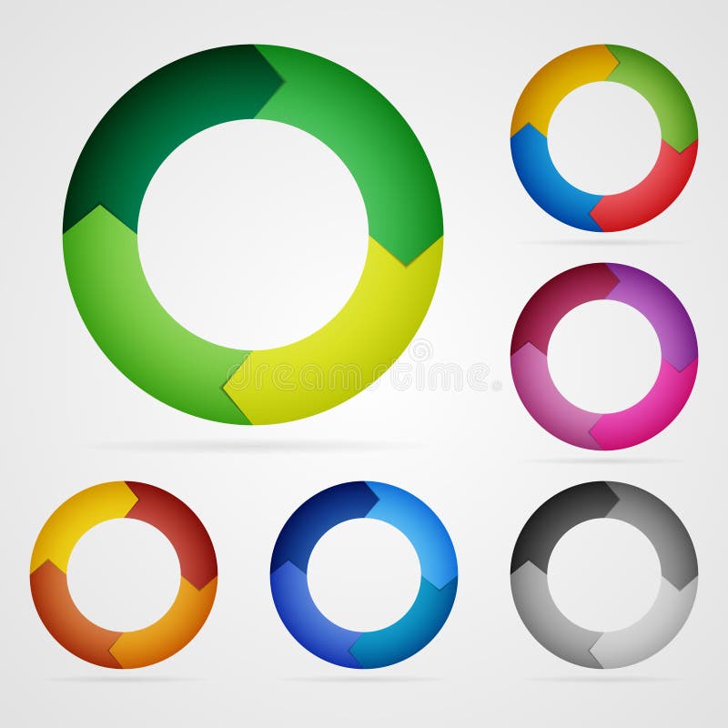 Vector circle set stock illustration. Illustration of gray - 38051041