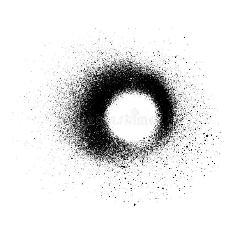 Vector Spray Paint Splatter Texture Stock Vector - Illustration of drop ...