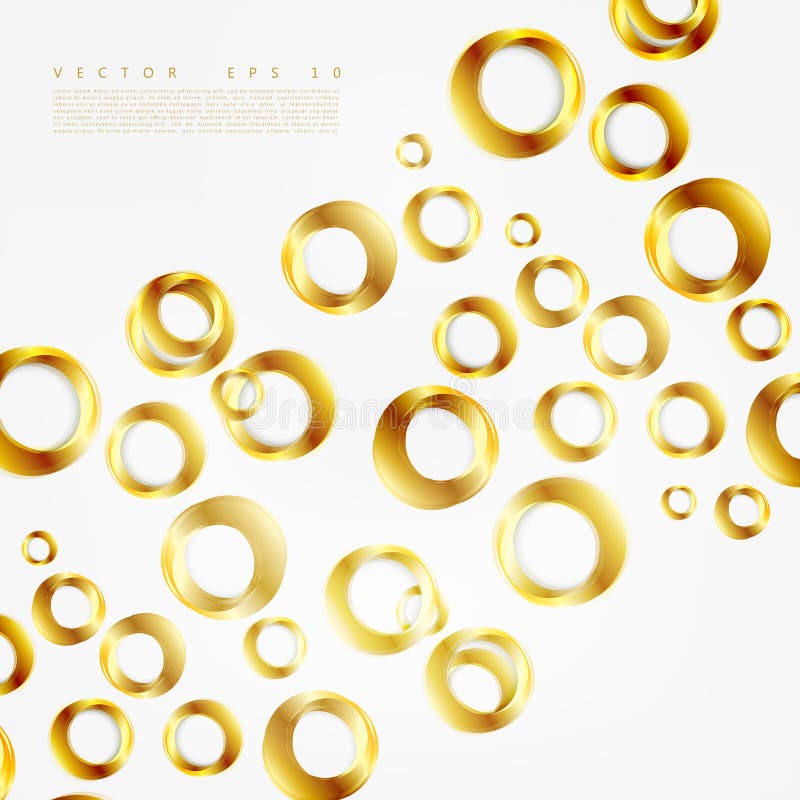 Vector circles background stock vector. Illustration of metallic - 67215293