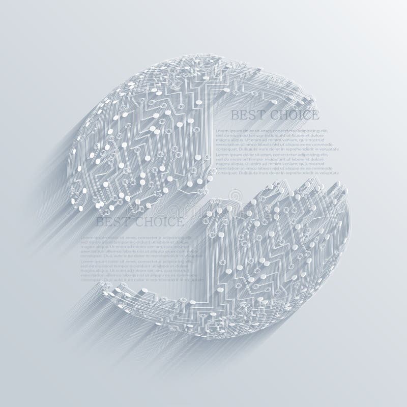 Vector Circuit Board Sphere Stock Vector - Illustration of globe ...